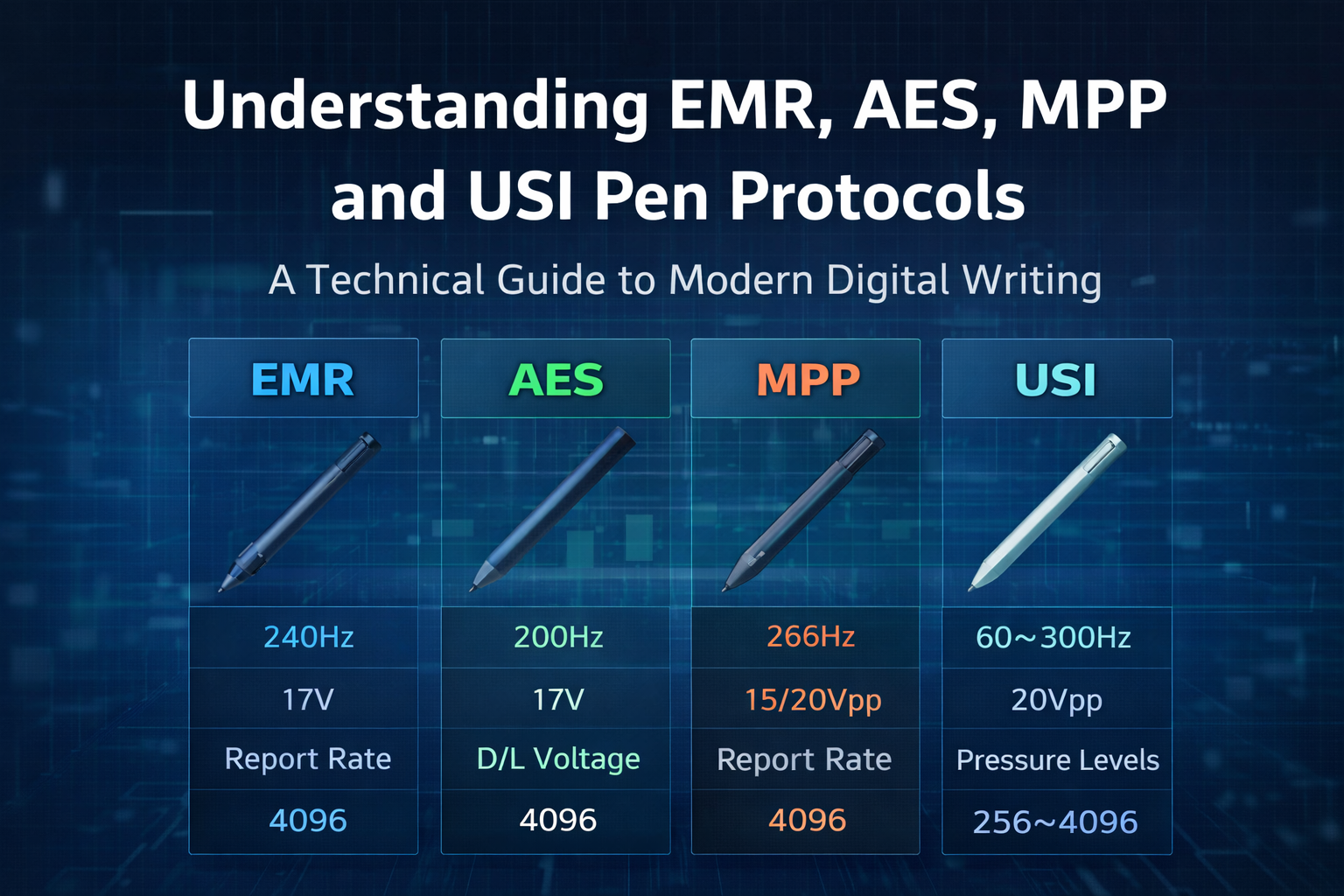 Understanding EMR, AES, MPP and USI Pen Protocols – PEN PLUS ONE